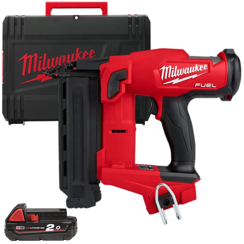 Milwaukee M18FNCS18GS-0X 18V Fuel Brushless Narrow Crown Stapler with 1 ...