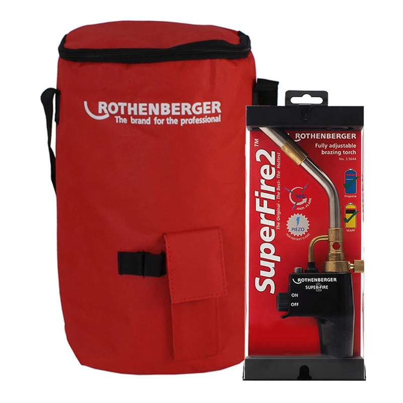 Rothenberger SuperFire 2 Gas Blow Torch 35644X With Hot Tool Bag ...