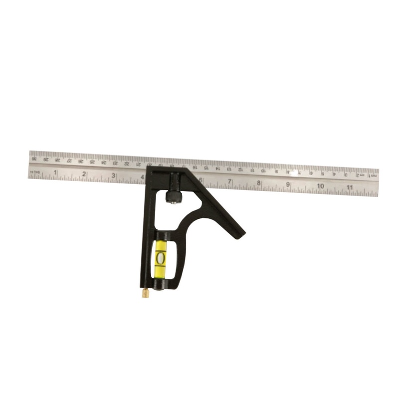 12 Heavy Duty Inch/Metric Stainless Combo Square - Tools & Hardware ...