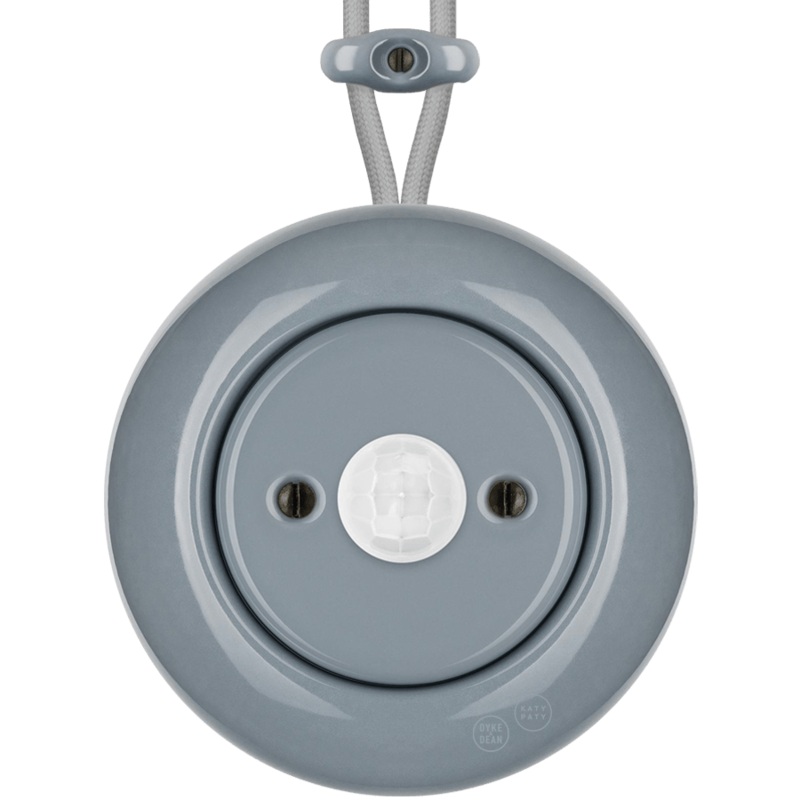 PORCELAIN ROUND SURFACE MOUNTED MOTION SENSOR ASH GREY - Tools ...